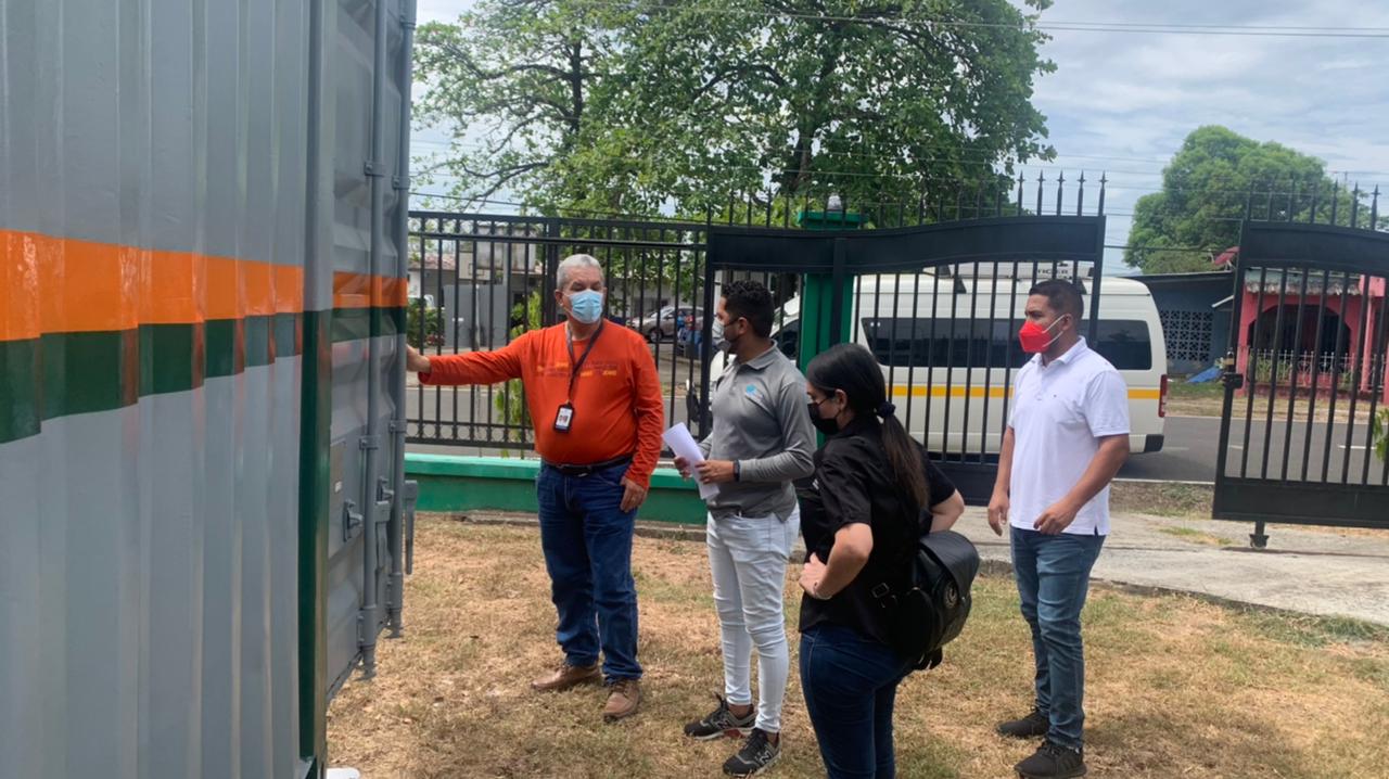 Módulo de Soná recibe contenedor