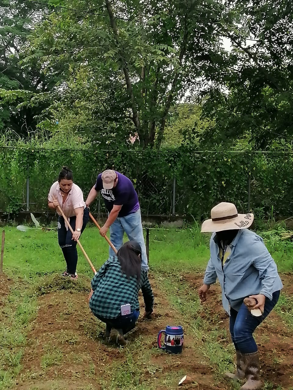 Extensión de los Santos y Nutre Hogar promueven proyecto de huerto